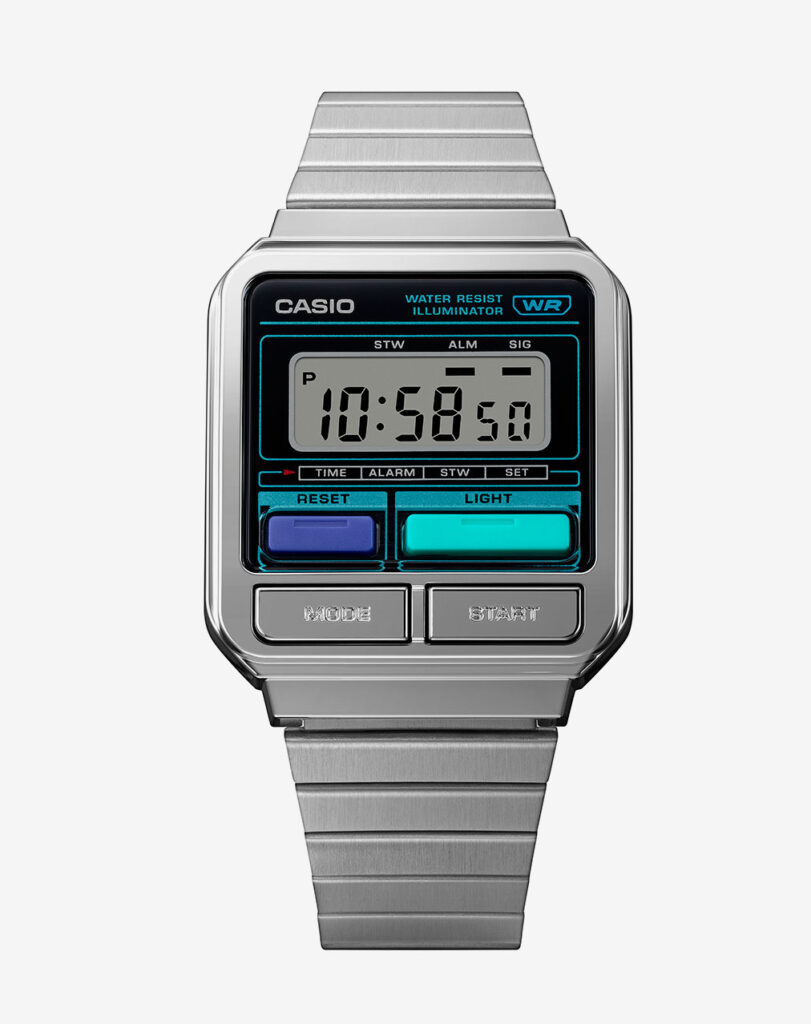 IL NUOVO A120 DI CASIO, ESTETICA ANNI OTTANTA E POP